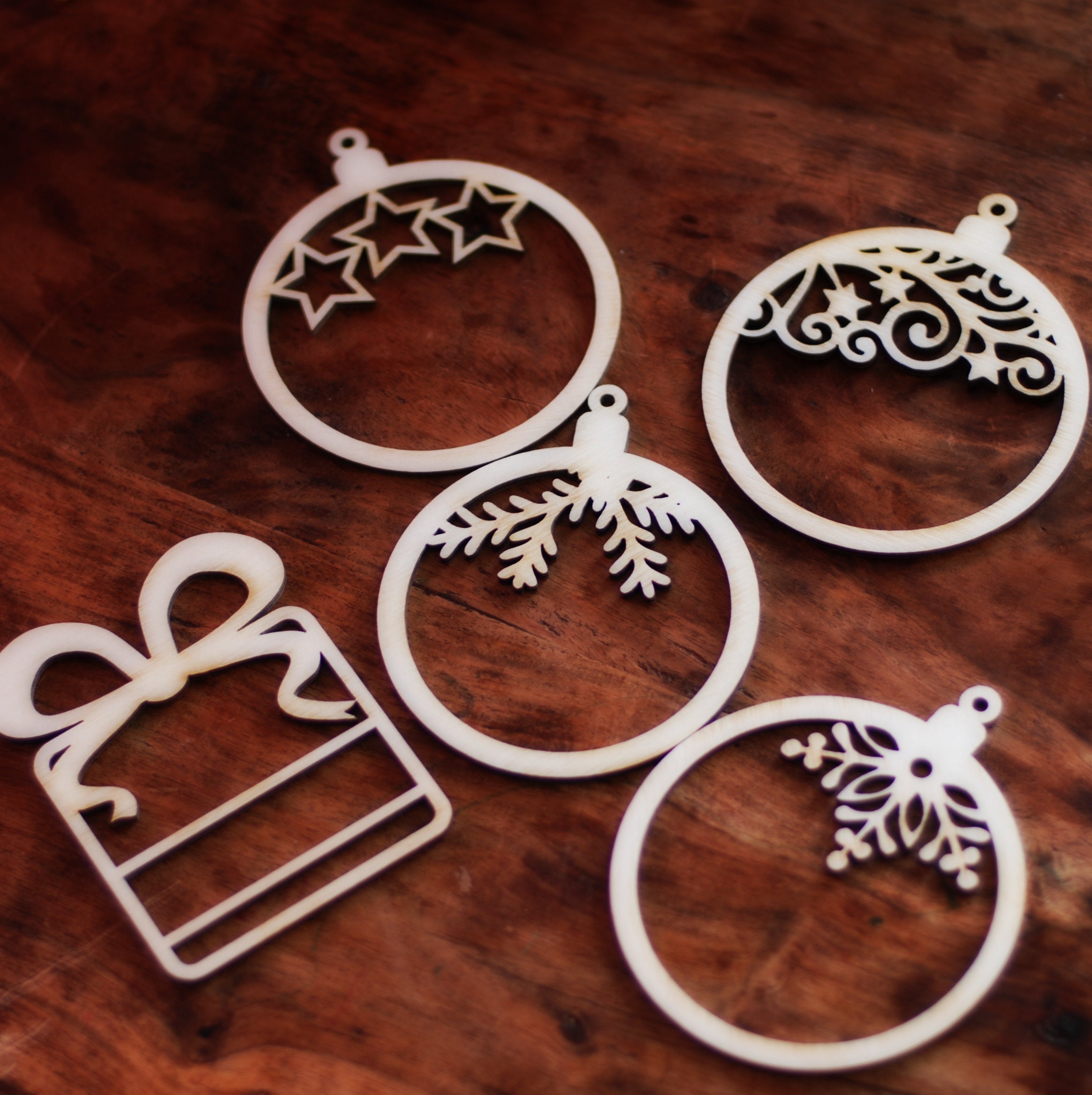 Christmas Ornaments Vector File, DIY Personalized Christmas Ornaments ...