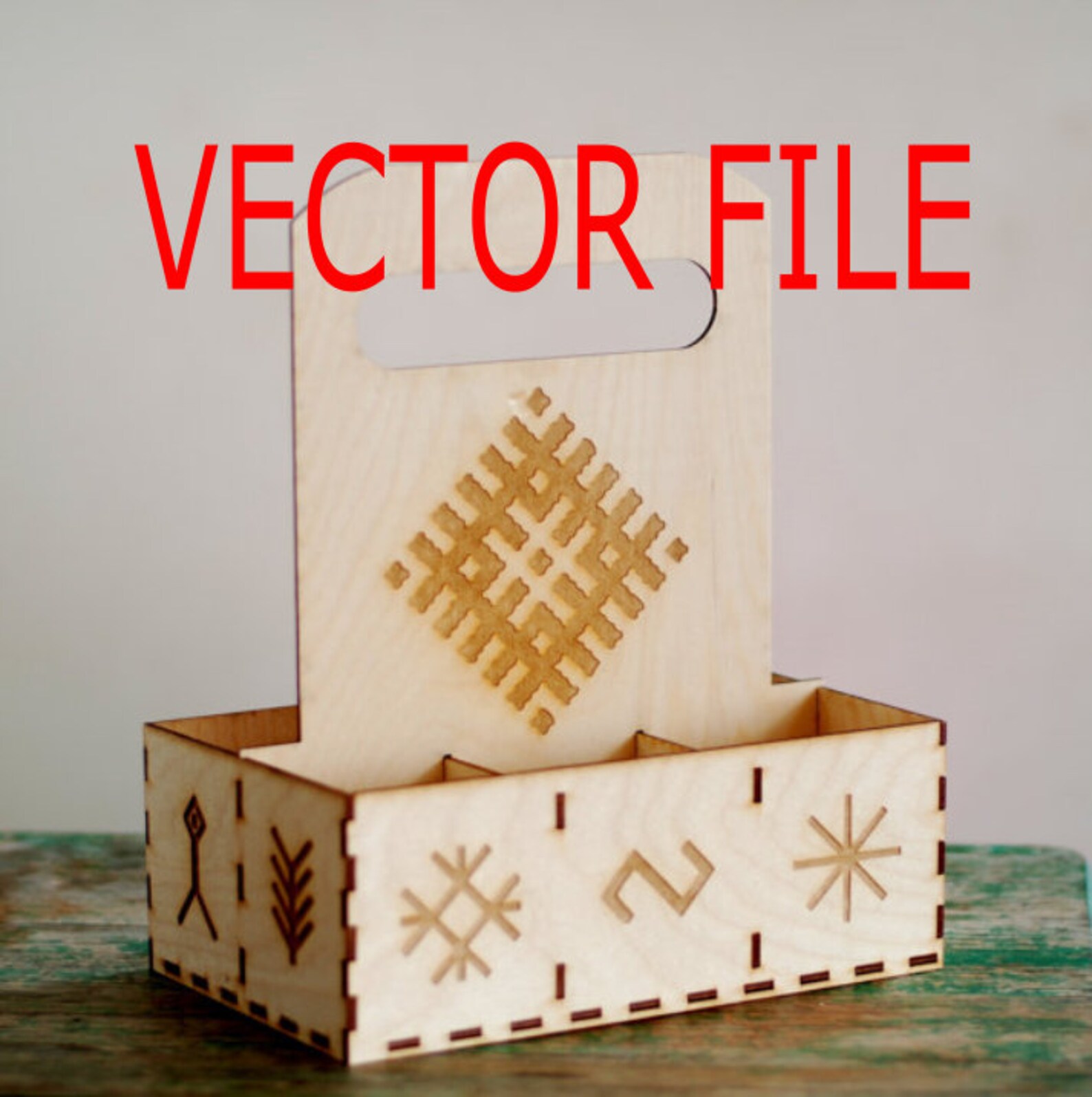 Wood Box Vector File, Middle Size Gift Box, DXF for Laser Cutting - Etsy