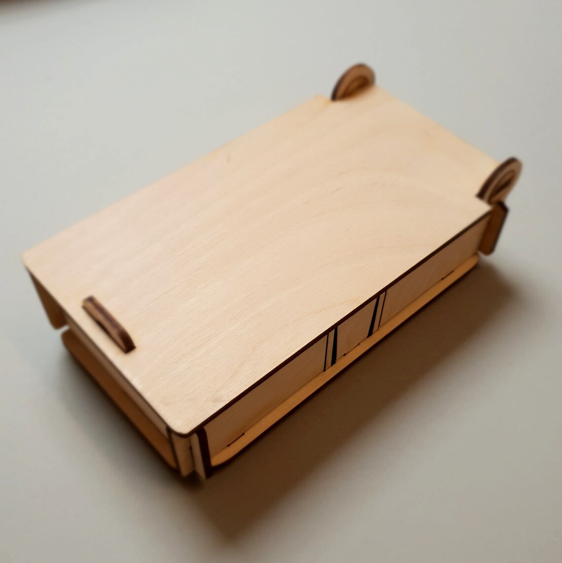 Wood Memory Box Vector File, No Glue Required for the Assambly, DXF for ...