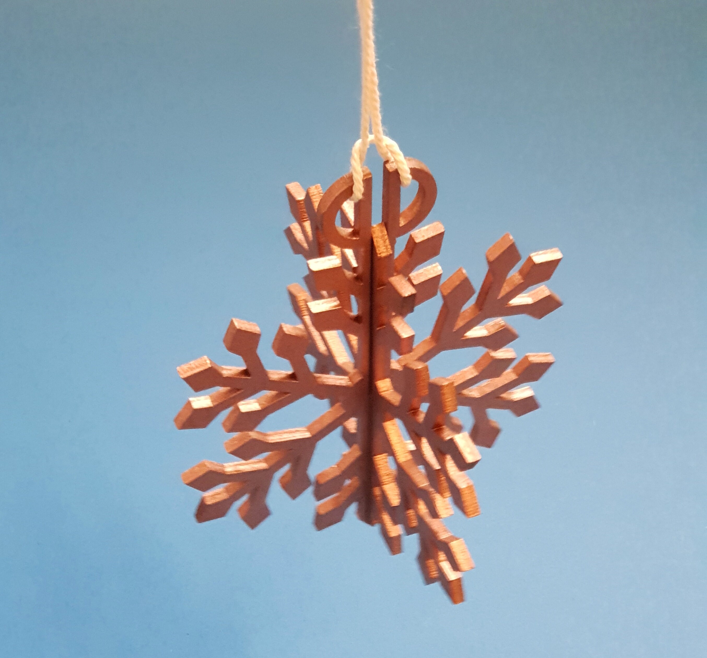 3D Snowflake DXF, Snowflake Template Vector File, Snowflake Cutting ...