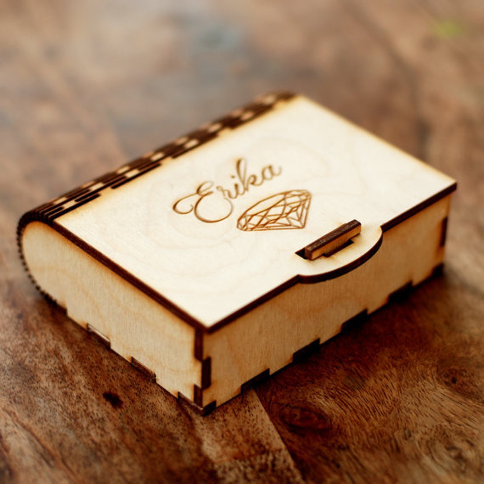 Wood Box Vector File, Small Jewelry Box, DXF for Laser Cutting - Etsy