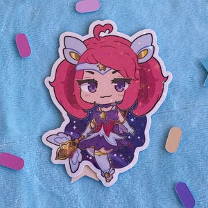 Star Guardian Stickers Ahri Jinx Lux Soraka Kaisa Magical Girls ...