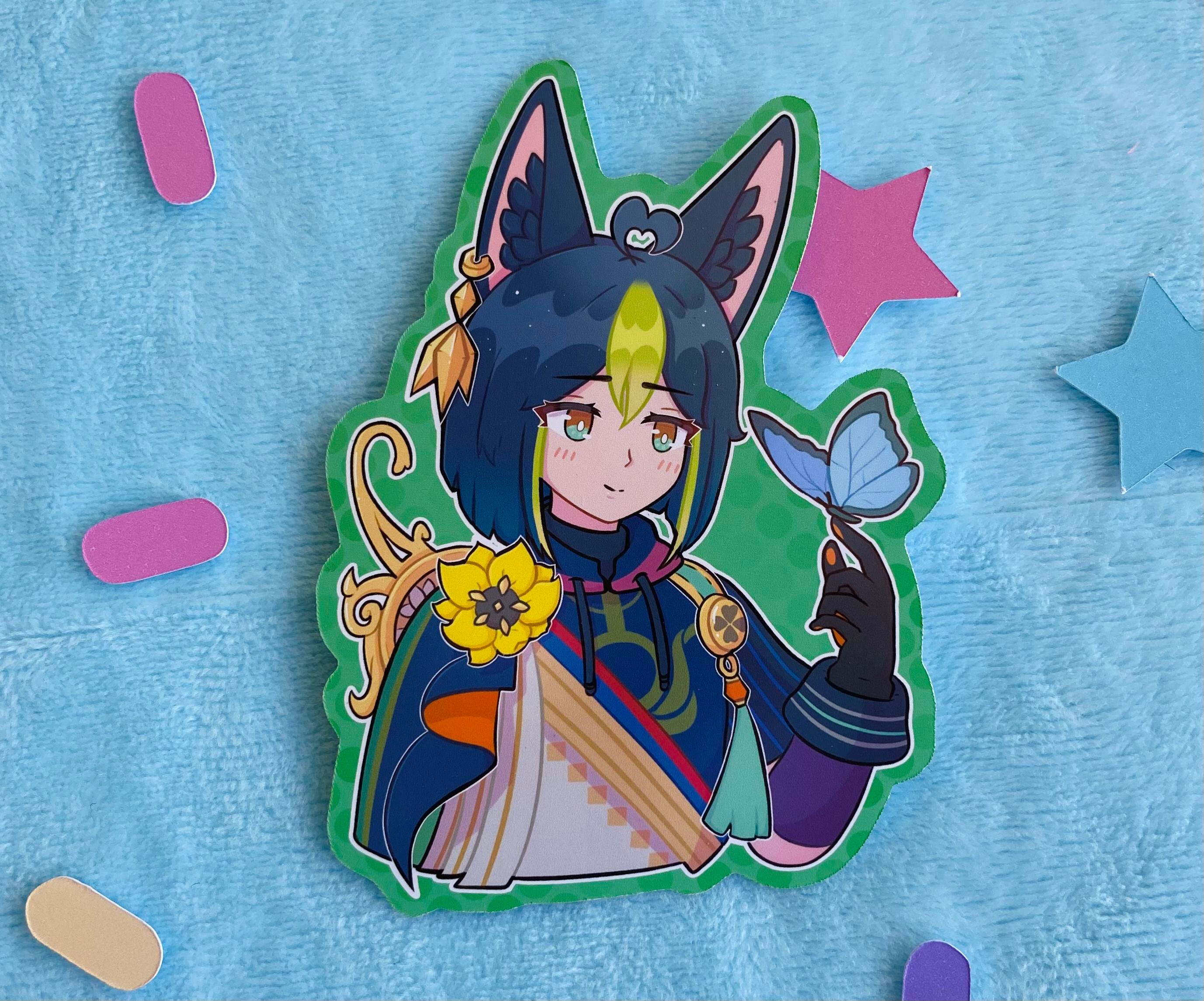 Genshin Impact Tighnari Sticker Matte Sticker Die-cut - Etsy Ireland