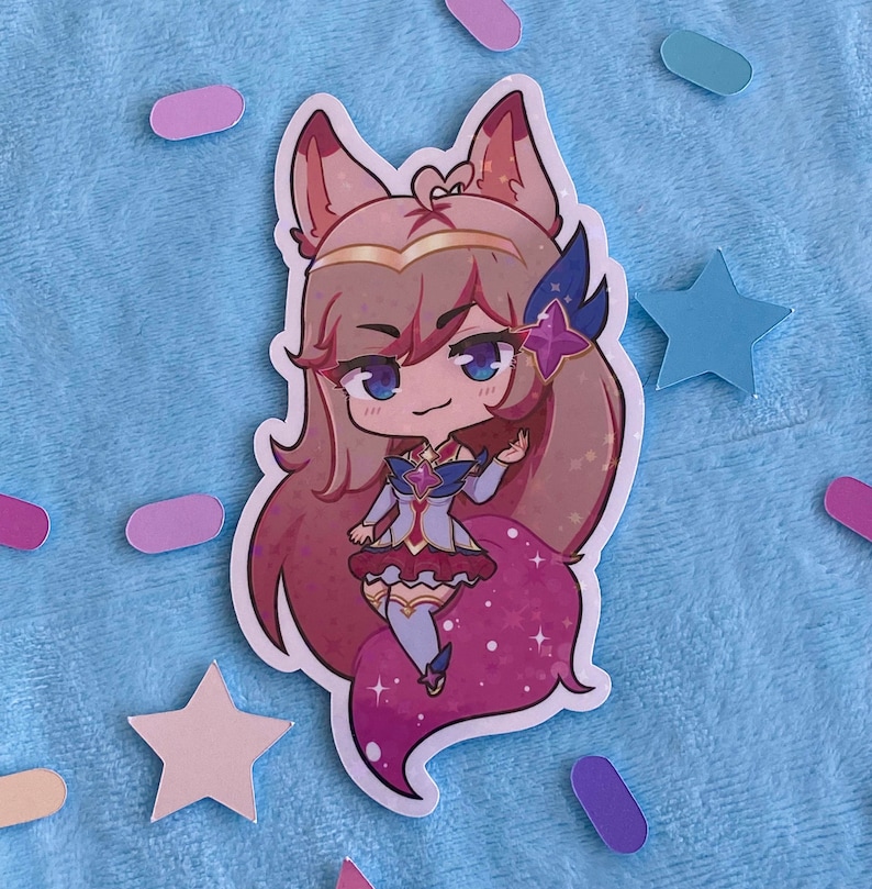 Star Guardian Stickers Ahri Jinx Lux Soraka Kaisa Magical - Etsy