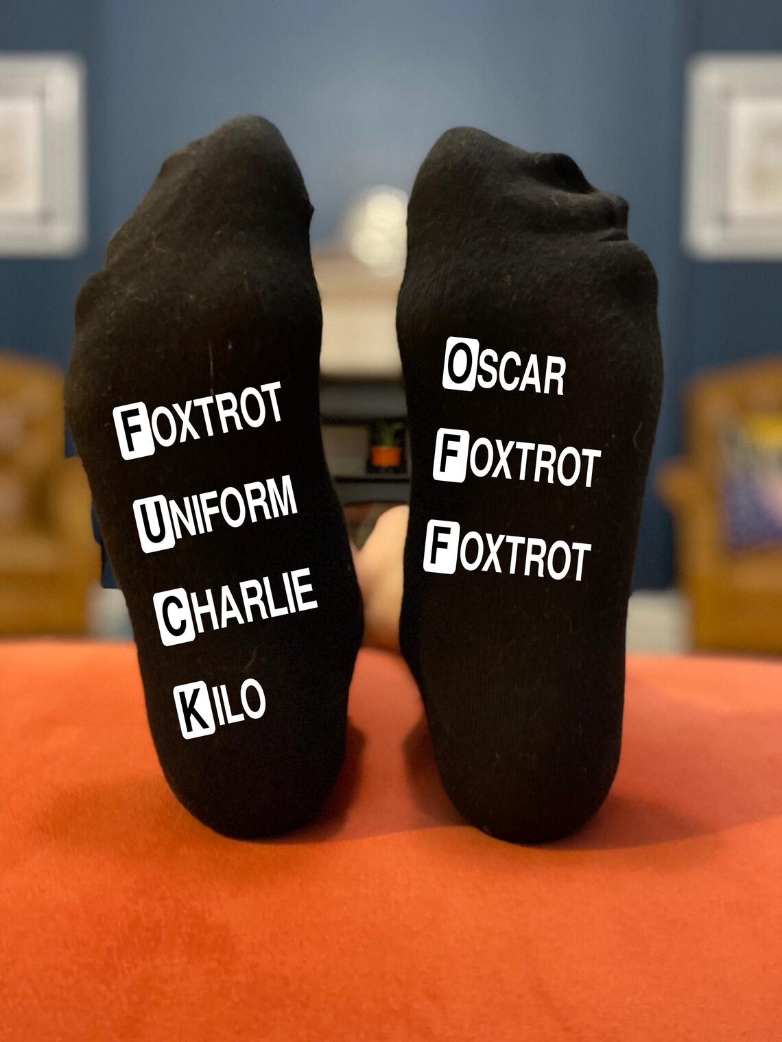 Rude Swearing Phonetic Alphabet Socks Funny Gift for the Man - Etsy