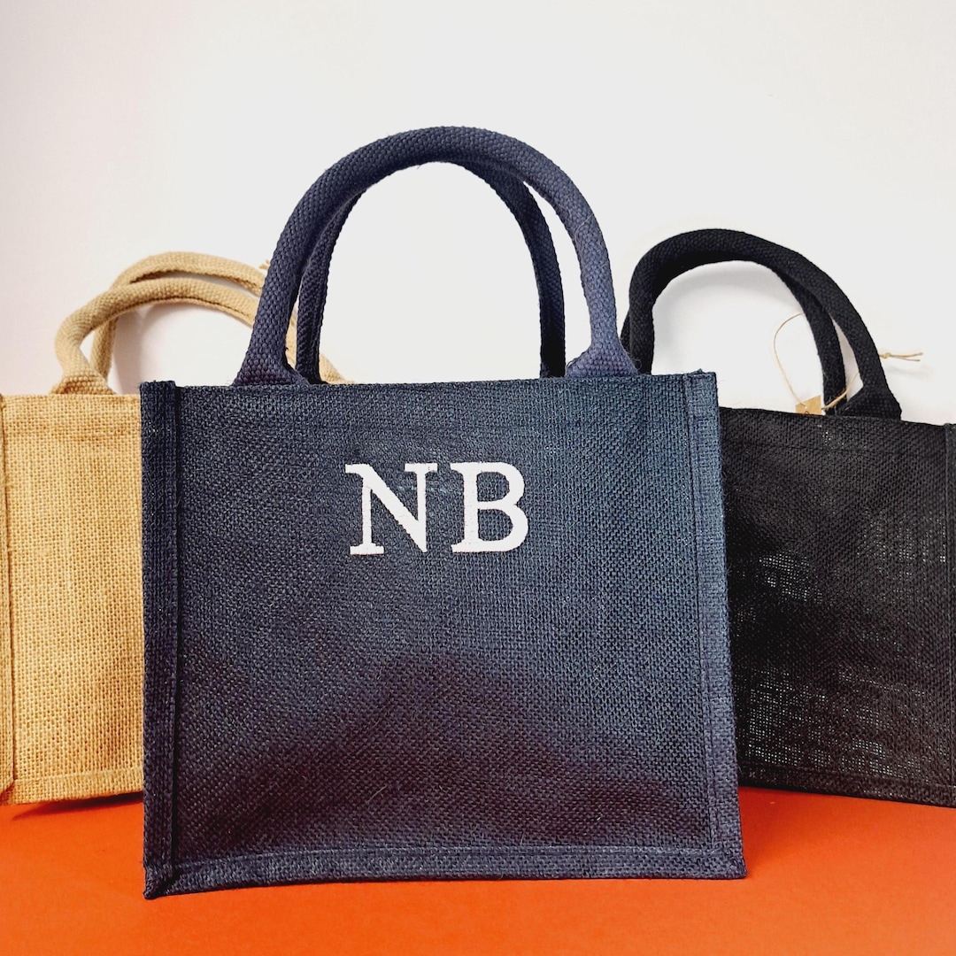 Personalised Initial Tote Bag. Bespoke Gift for Grooms Party, Wedding ...