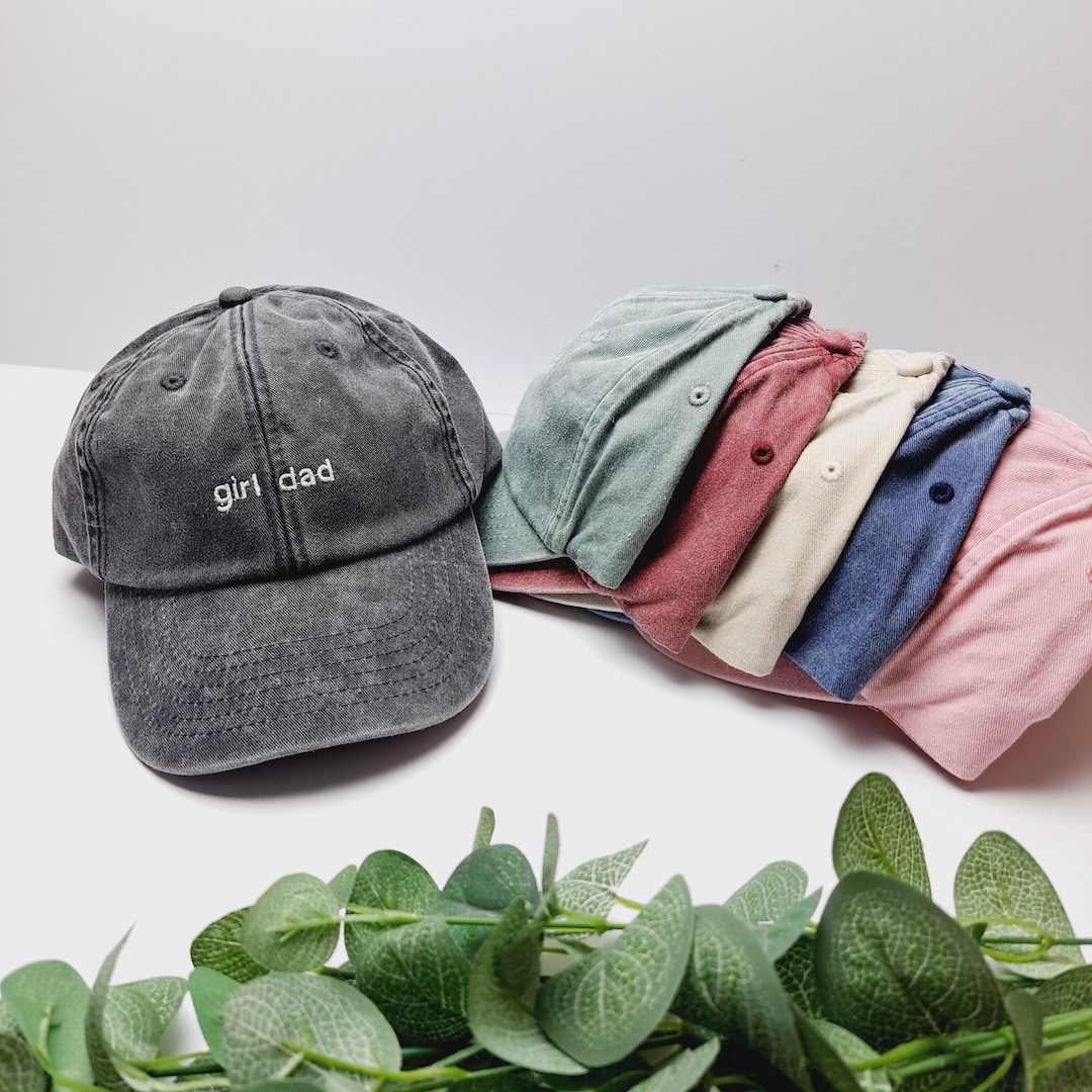 Girl Dad Vintage Cap, Embroidered Cotton Dad Hat, Fathers Day Gift, One ...