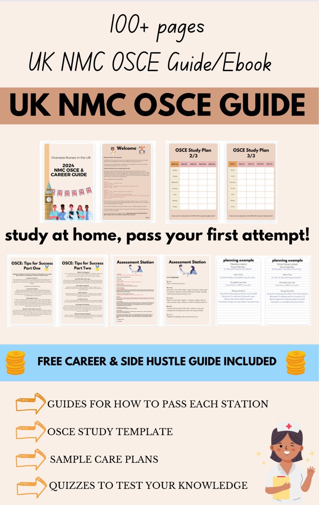 UK NMC OSCE Guide 2024 - Etsy Australia