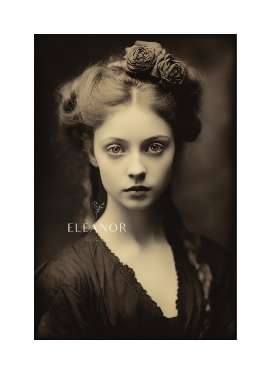 INSTANT DIGITAL DOWNLOAD, Beautiful Vintage Portrait of a Superb ...