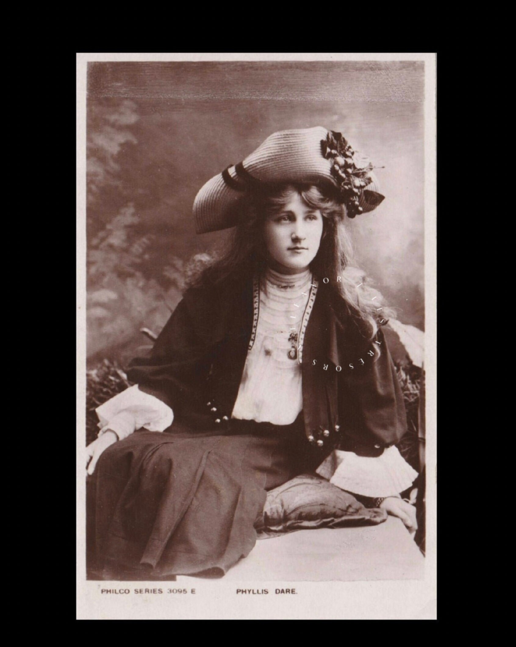 Vintage Postcard Miss Phyllis Dare Philco Publishing - Etsy