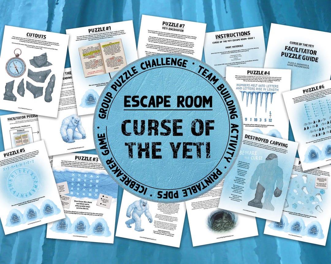 Escape Room: Curse of the Yeti, 30 Minute Team Building Game & Group ...
