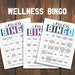Health & Wellness BINGO Challenge Printable Activity | Wellness BINGO ...
