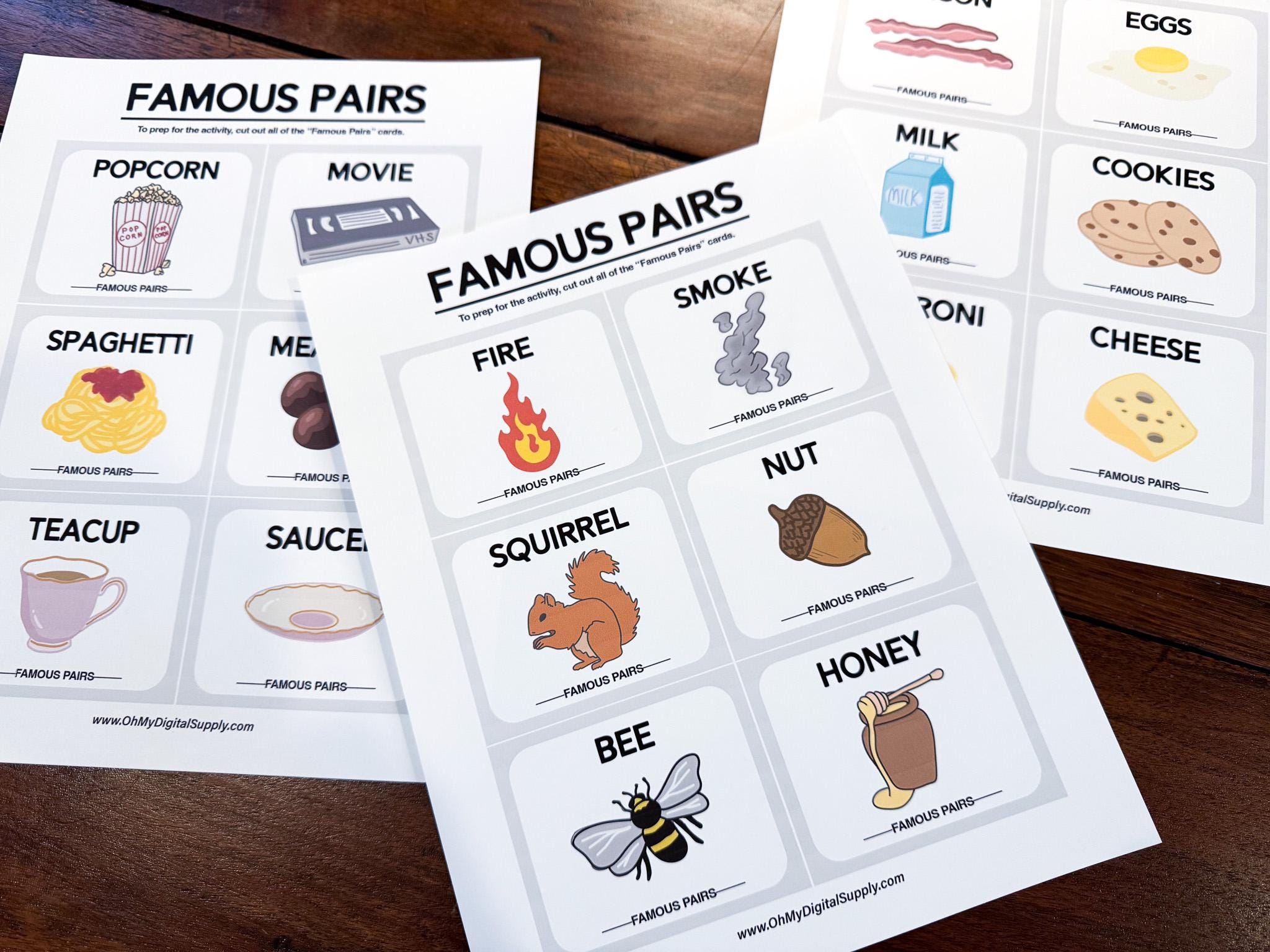 Famous Pairs Large Group Icebreaker, Mingle Activity, Networking & Team ...