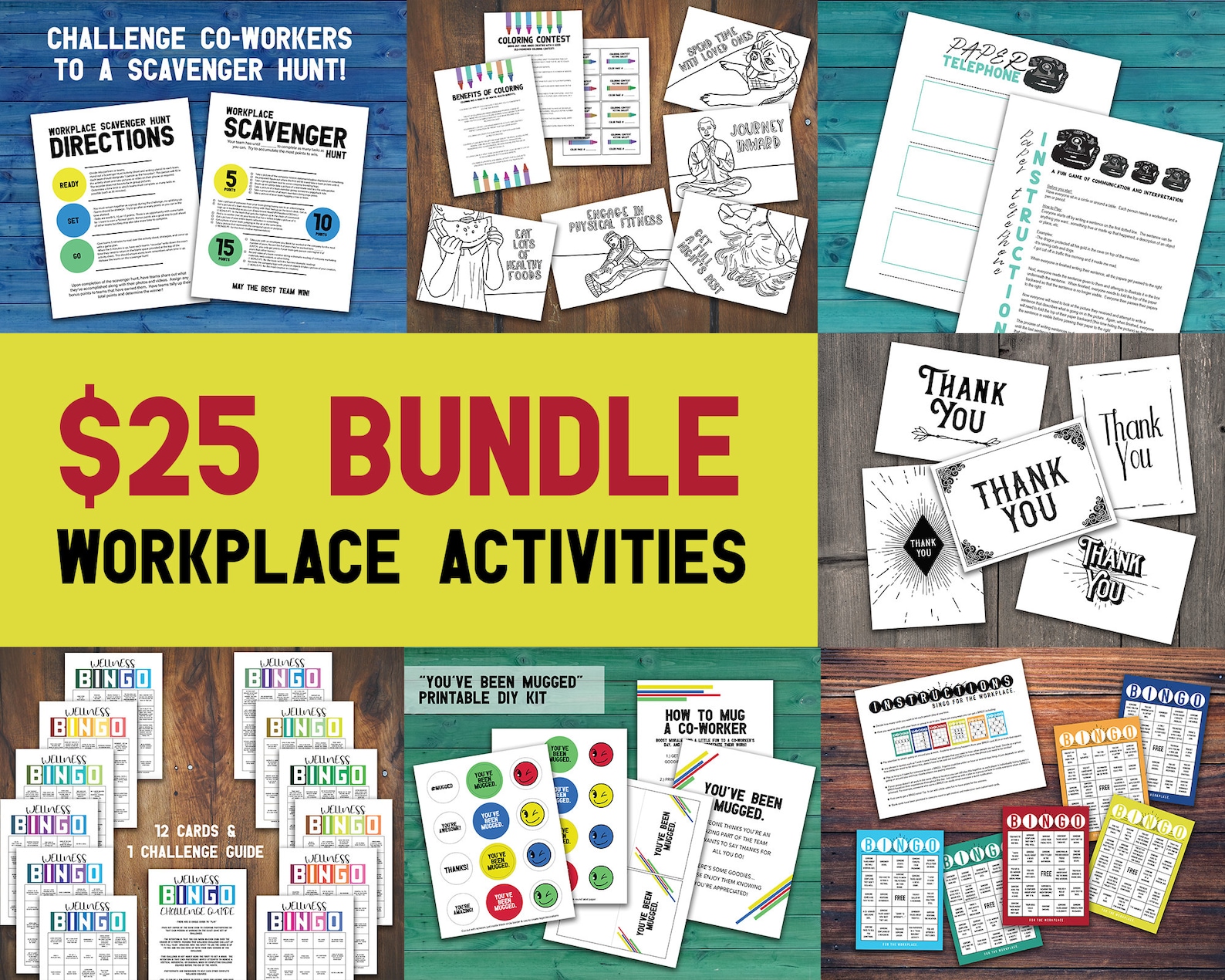Workplace Games Activities Printables Bundle Work Culture Etsy workplace-games-activities-printables-bundle-work-culture-etsy