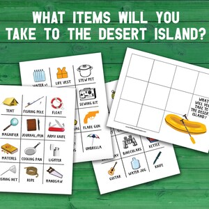 Decision Quest: Desert Island, Printable Team-building Game, Group ...