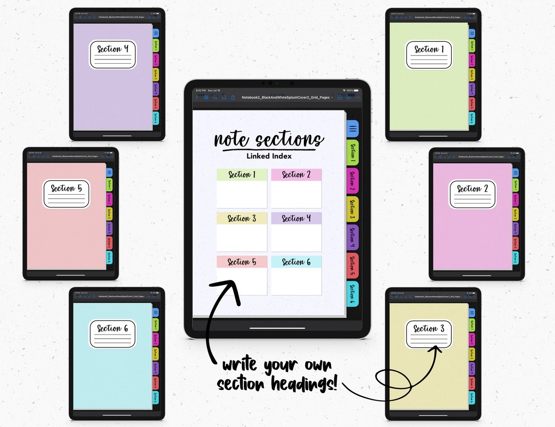 Digital Notebook Bundle for Goodnotes App on iPad and Tablets - Etsy