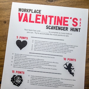 Workplace Scavenger Hunt Printables Bundle | Team Scavenger Hunt Staff ...