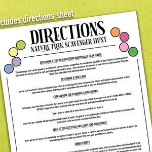 Nature Trek Outdoor Spring Scavenger Hunt Printable Activity ...