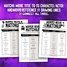 Horror Movie Matchup Printable Halloween Matching Game Horror - Etsy