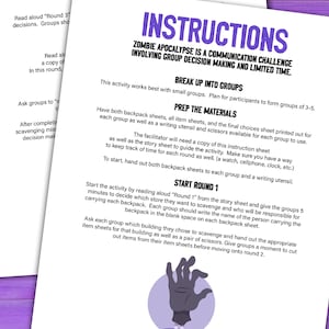 Decision Quest: Zombie Apocalypse | Group Communication & Decision ...