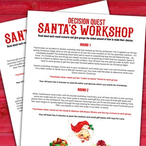Decision Quest: Santa's Workshop, Christmas Team Building & Icebreaker ...