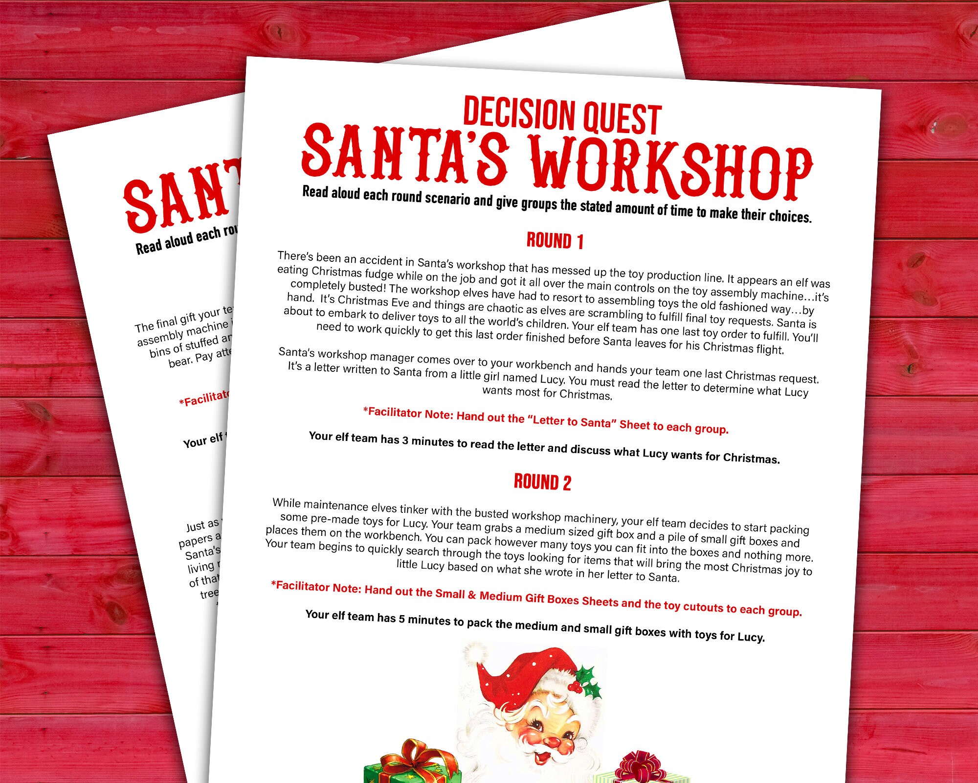 Decision Quest: Santa's Workshop, Christmas Team Building & Icebreaker ...