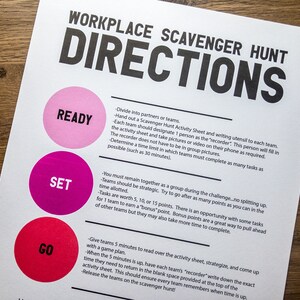 Valentine's Day Workplace Scavenger Hunt Printable Team - Etsy