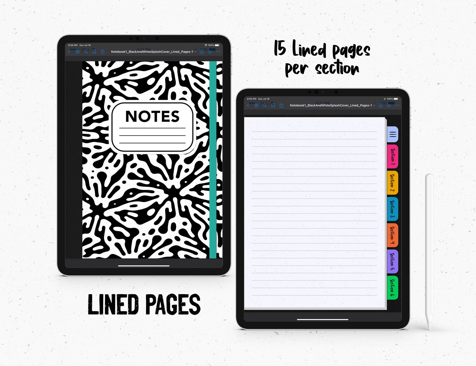 Digital Notebook Bundle for Goodnotes App on iPad and Tablets - Etsy