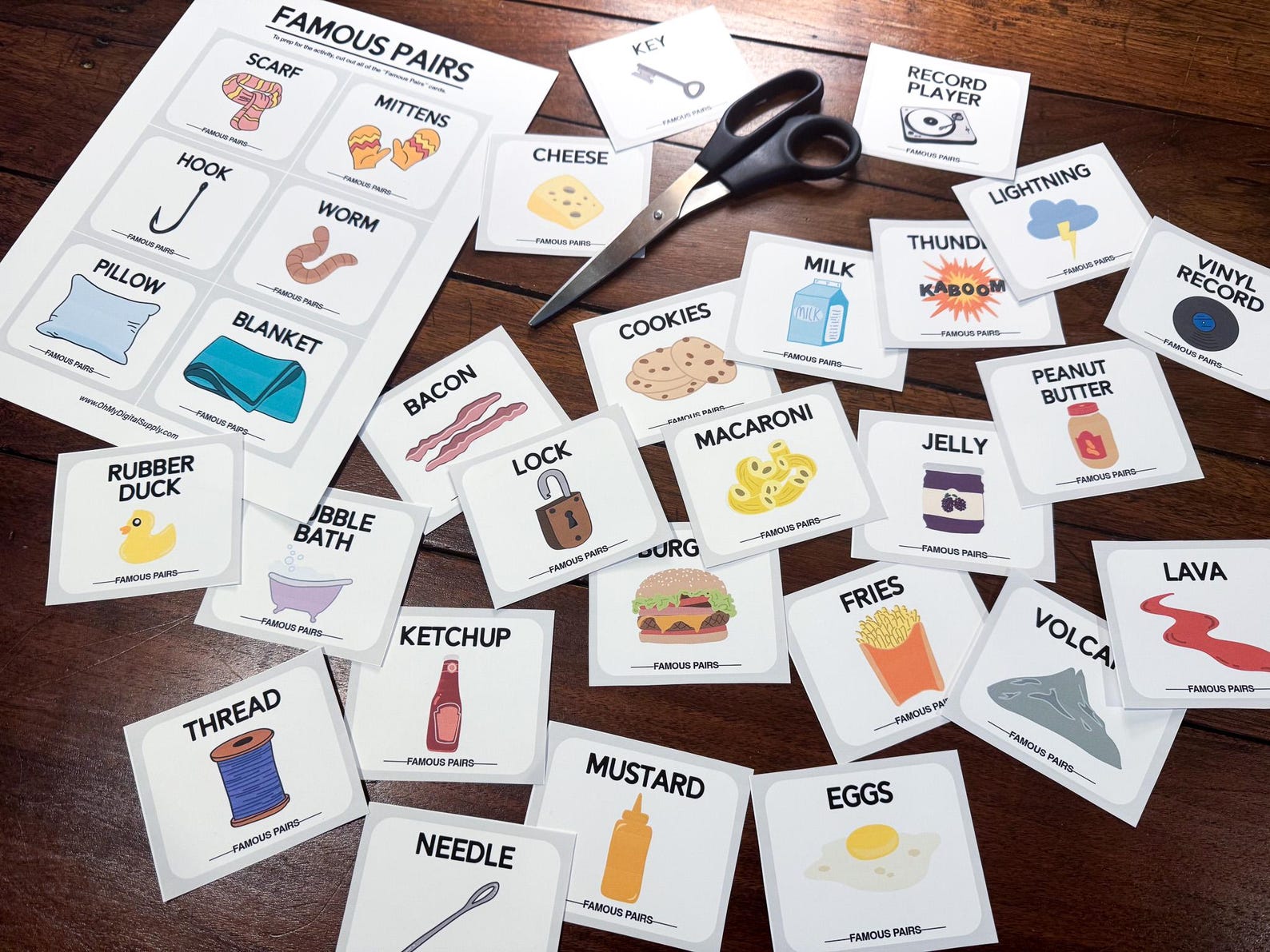 Famous Pairs Large Group Icebreaker, Mingle Activity, Networking & Team ...