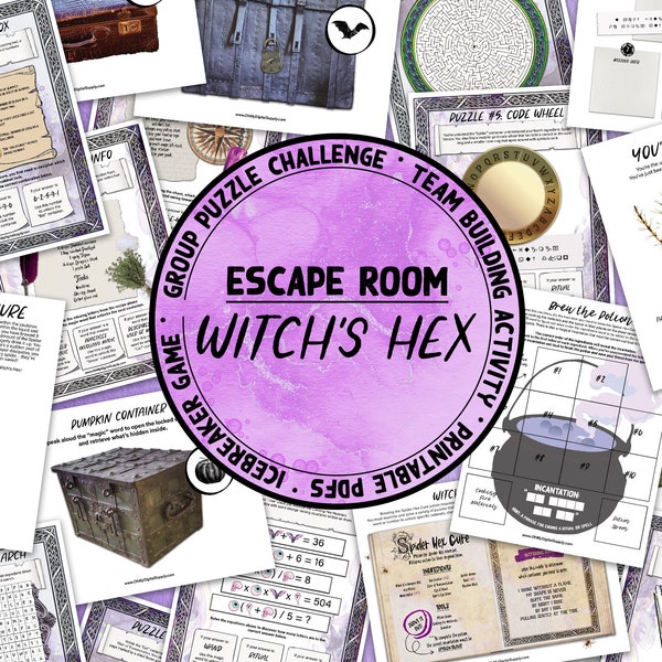 Halloween Workplace Scavenger Hunt Printable Team Competition Work Team ...