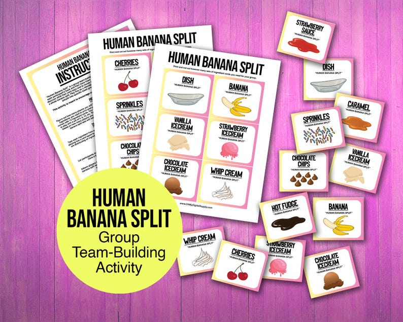 Human Taco Team Building Games Bundle, Large Group Icebreaker Activity ...
