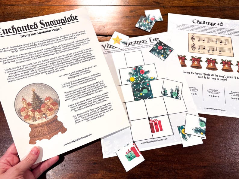 Christmas Escape Room: Enchanted Snowglobe, 1 Hour Group Team Building ...