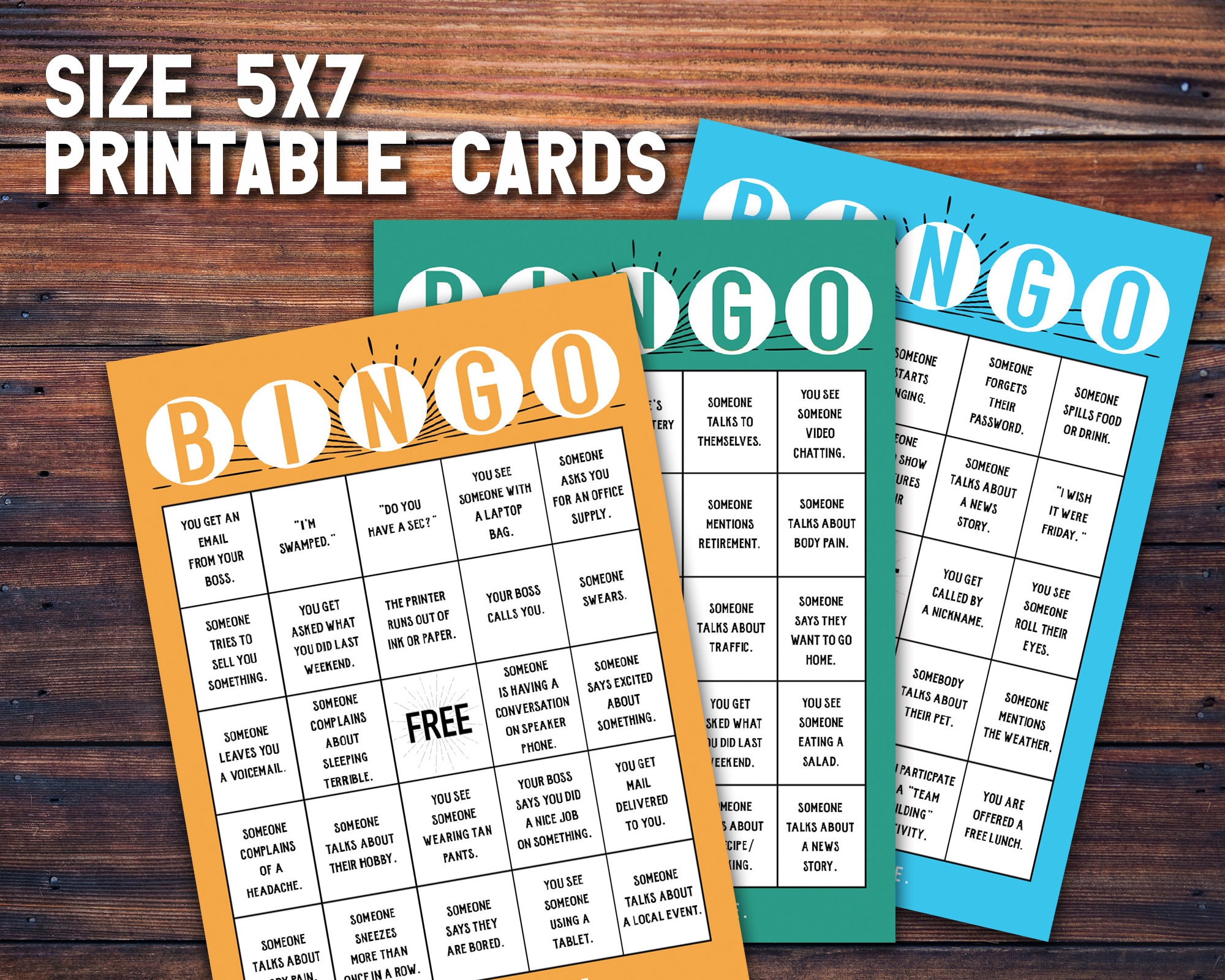 Workplace BINGO Printable Office Team Building Activity & Staff ...