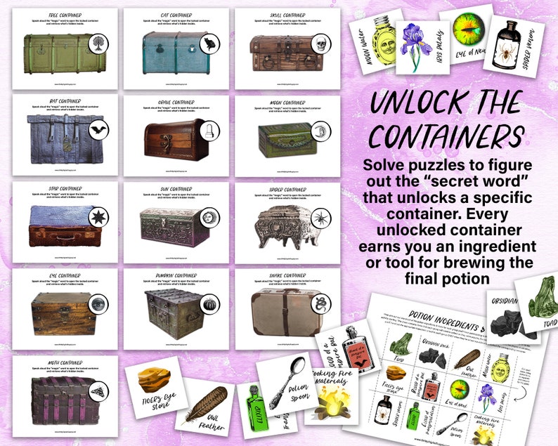 Escape Room: Witch's Hex, Halloween Themed Group Team Building Activity ...