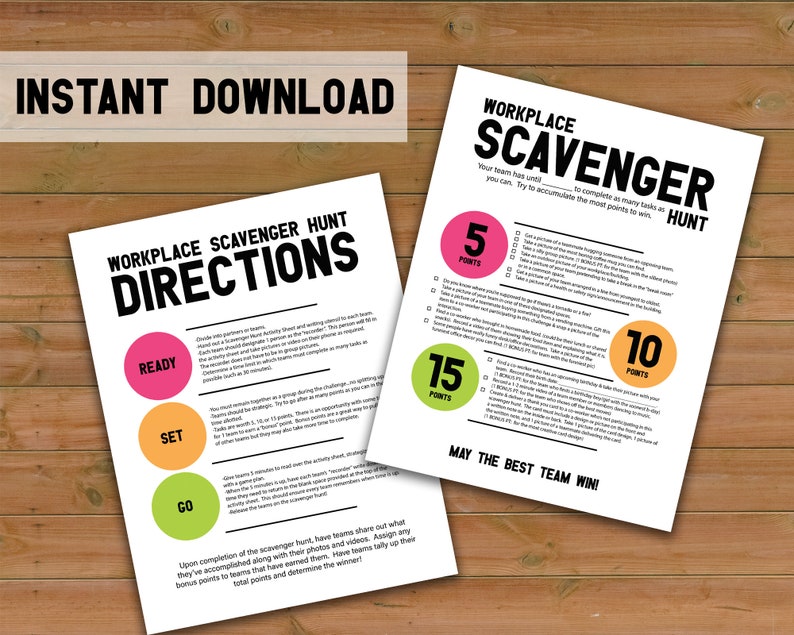 Workplace Team Scavenger Hunt List Printable Activity Work Etsy workplace-team-scavenger-hunt-list-printable-activity-work-etsy