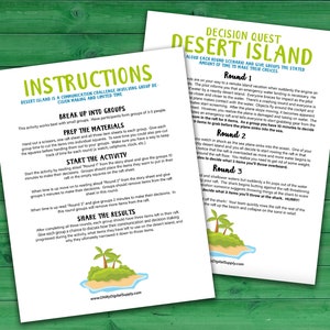 Decision Quest: Desert Island | Survival Group Communication & Decision ...