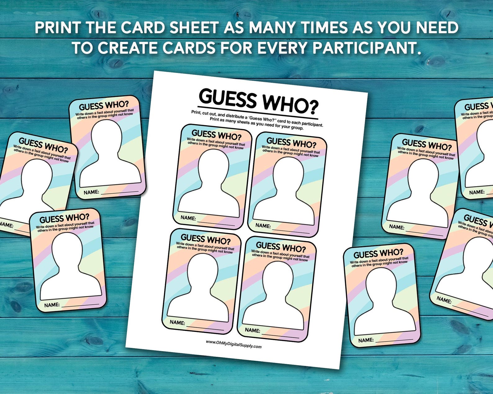 Guess Who? Quick Team Building Activity & Group Icebreaker Game ...