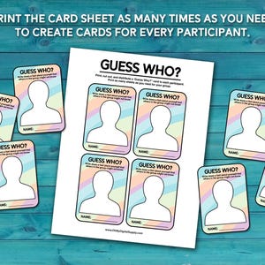 Guess Who? Quick Team Building Activity & Group Icebreaker Game ...