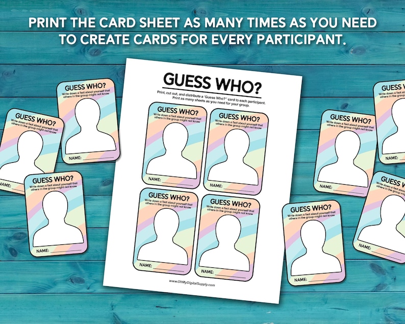 Guess Who? Quick Team Building Activity & Group Icebreaker Game ...