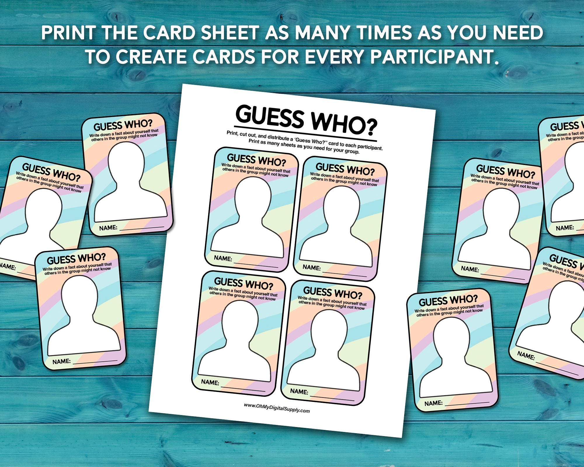 Guess Who? Quick Team Building Activity & Group Icebreaker Game ...