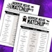 Horror Movie Matchup Printable Halloween Matching Game, Horror Film ...