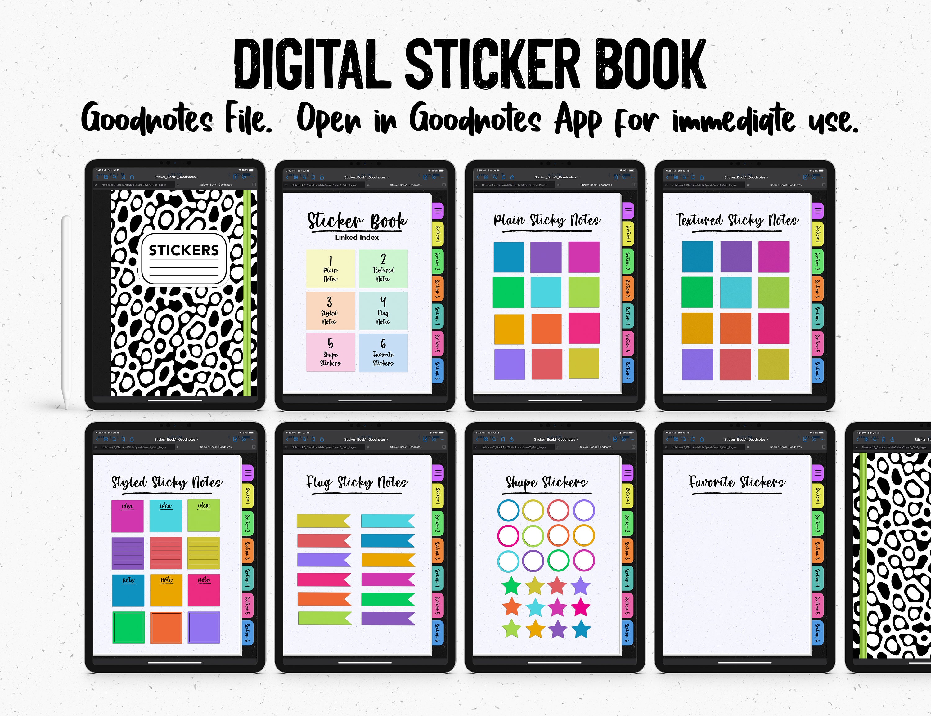 Digital Notebook Bundle for Goodnotes App on iPad and Tablets - Etsy