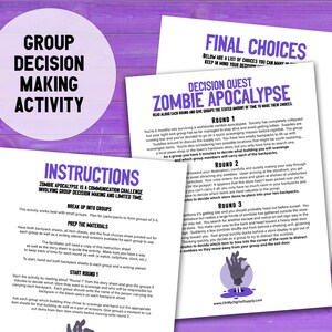 Decision Quest: Zombie Apocalypse | Group Communication & Decision ...