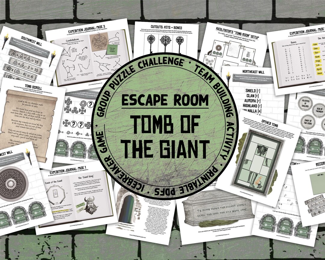 Escape Room: Tomb of the Giant, Nordic Themed Group Team Building ...