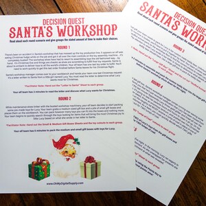 Decision Quest: Santa's Workshop, Christmas Team Building & Icebreaker ...