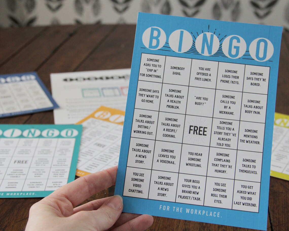 Workplace BINGO Printable Office Activity and Ice Breaker Game Office ...
