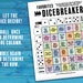 Dicebreaker Dice Roll Printable Icebreaker Questions Game, Dice Roll ...