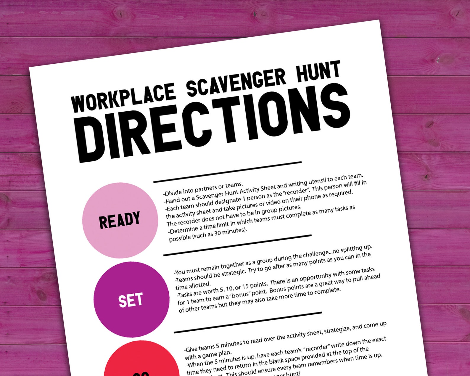 Valentine's Day Workplace Scavenger Hunt Team-building Game, Printable ...