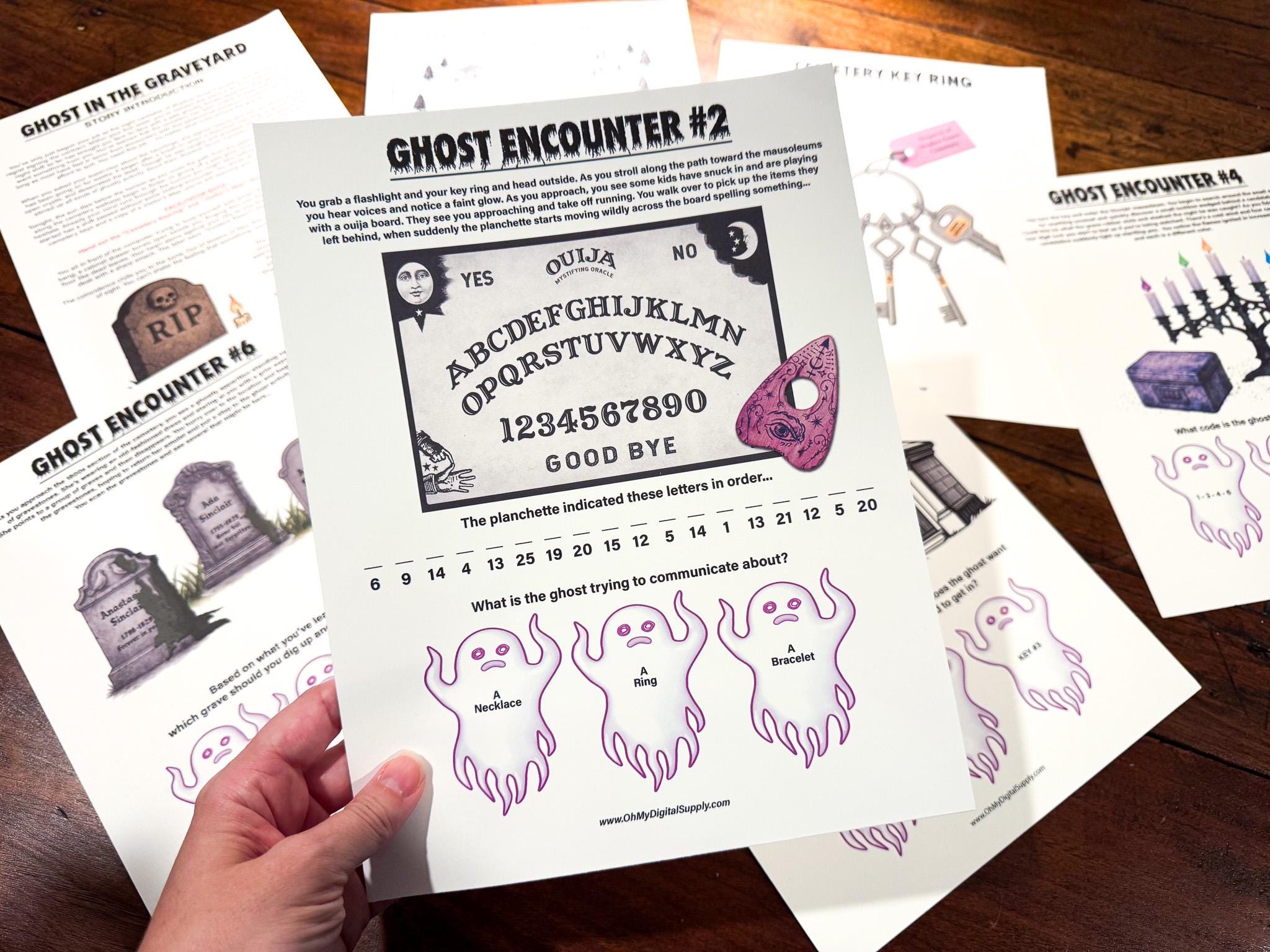 Escape Room: Ghost in the Graveyard, Halloween Themed Group Team ...