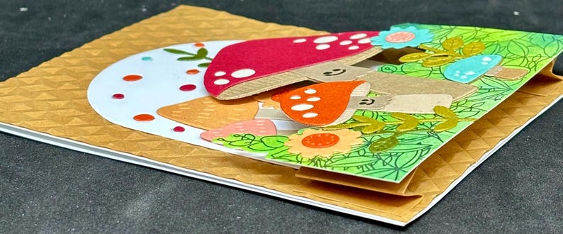 Adorable Mushroom Handmade Card - Etsy